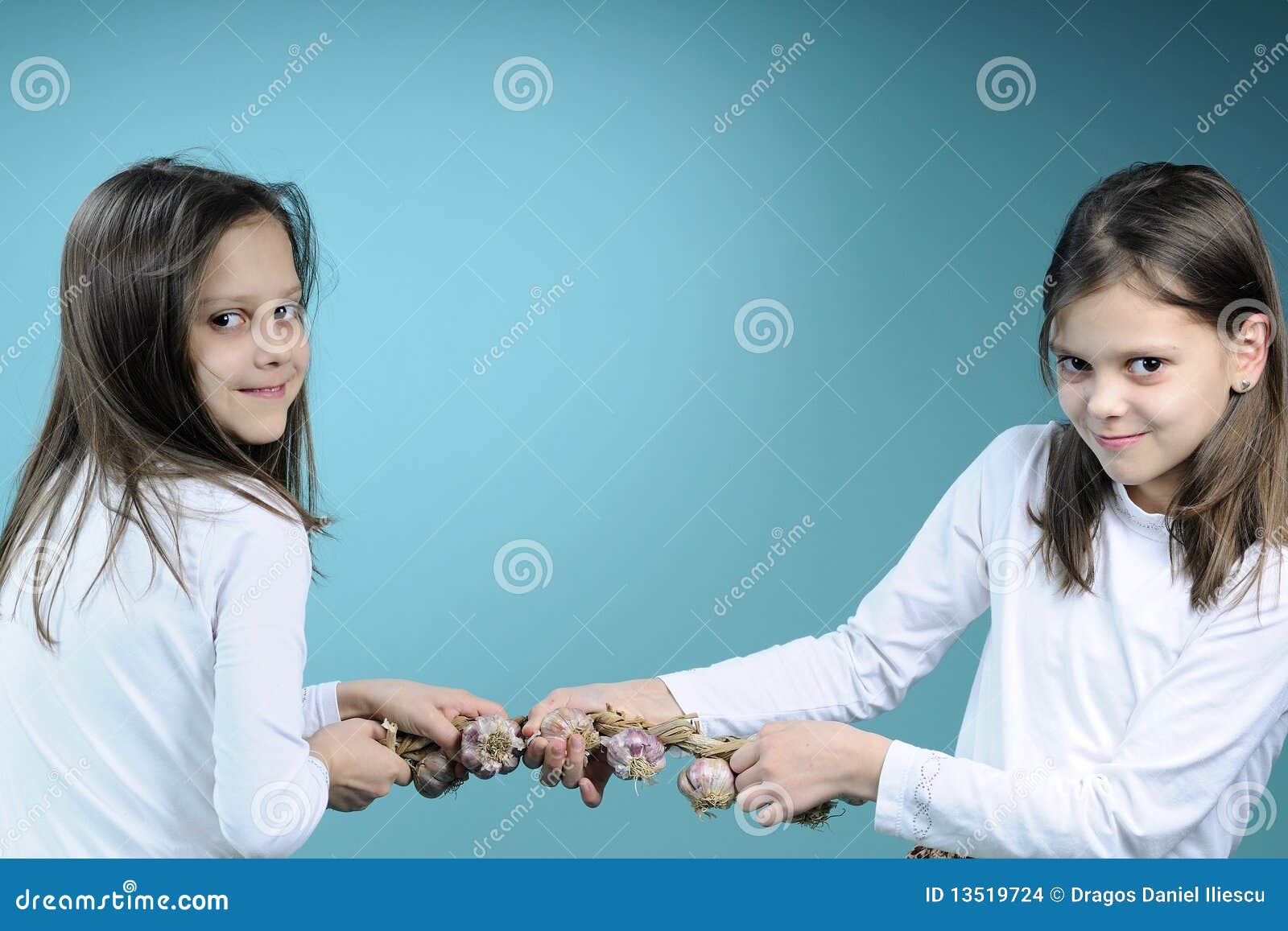 Twins in competition stock photo. Image of beautiful - 13519724