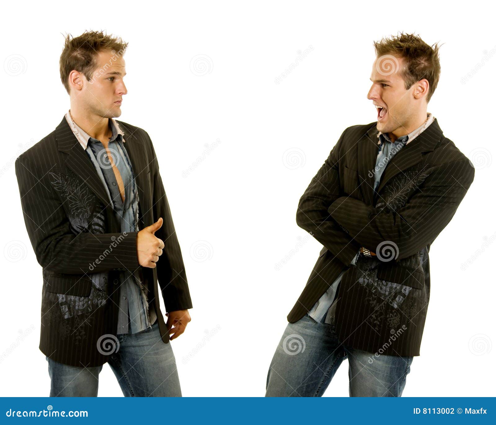 Twins having a talk stock photo. Image of excited, laugh - 8113002