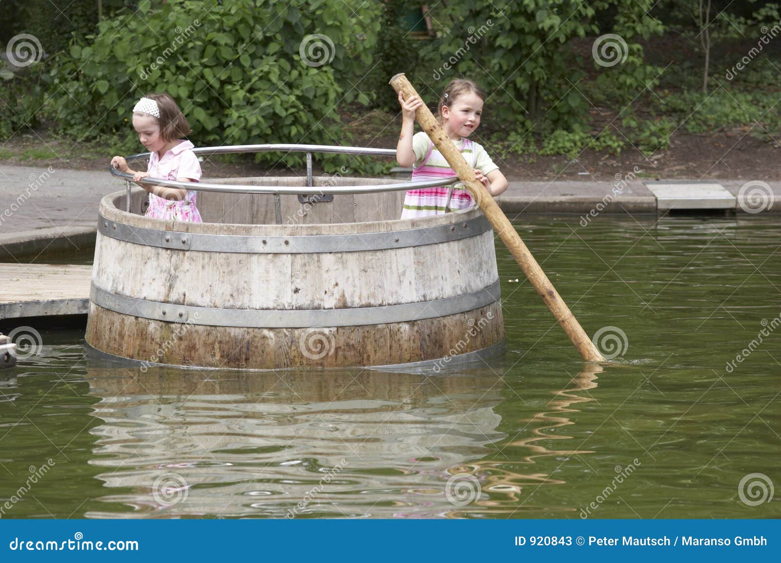 Twins Playing in a Barrel 04 Stock Image - Image of twins, play: 920843
