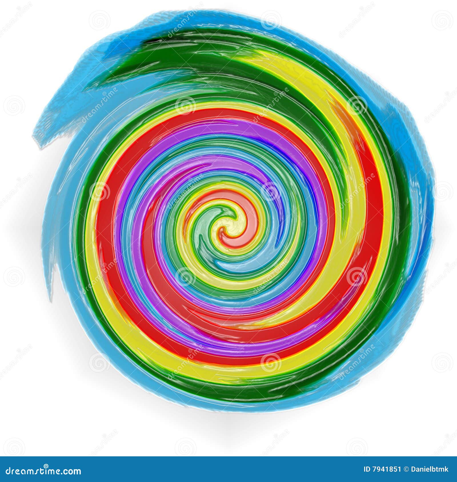 Twirl stock illustration. Illustration of orange, pink - 7941851