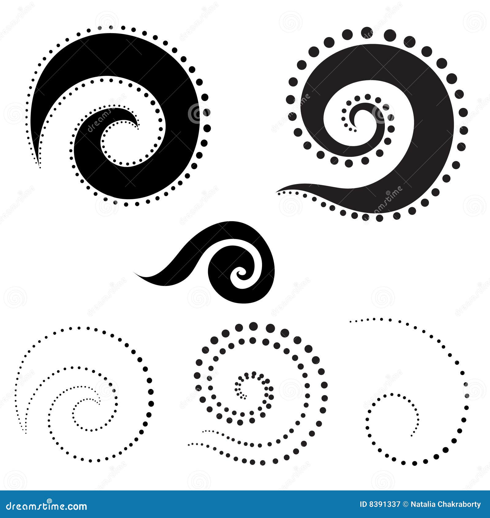 Twirl design elements stock vector. Illustration of abstract - 8391337 Twirl design elements stock vector. Illustration of abstract - 8391337