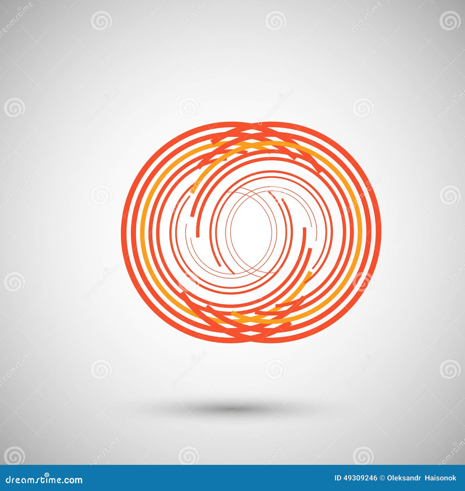 The Twirl Elements of a Simple Design Stock Vector - Illustration of ...