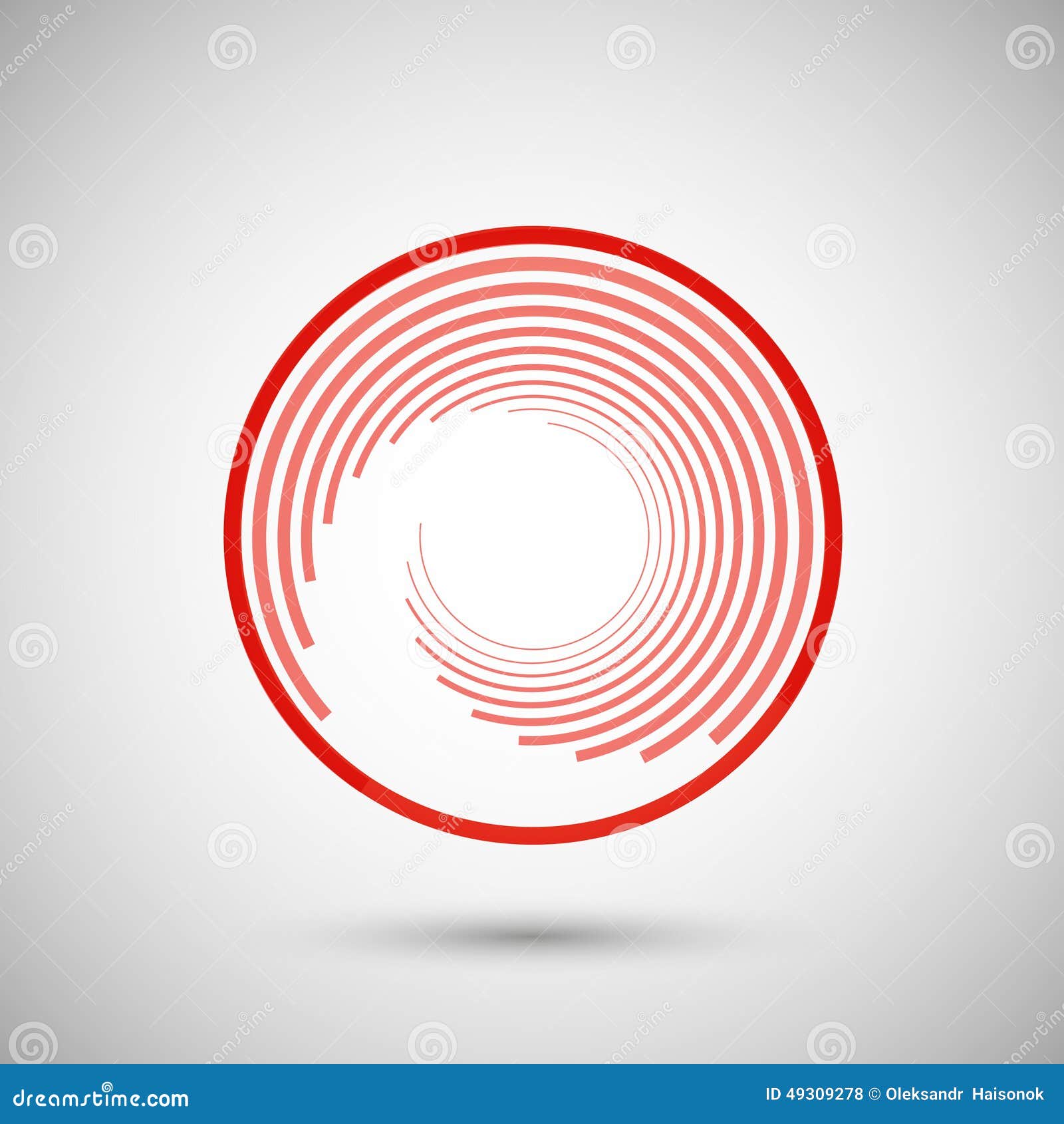 The Twirl Elements of a Simple Design Stock Vector - Illustration of ...