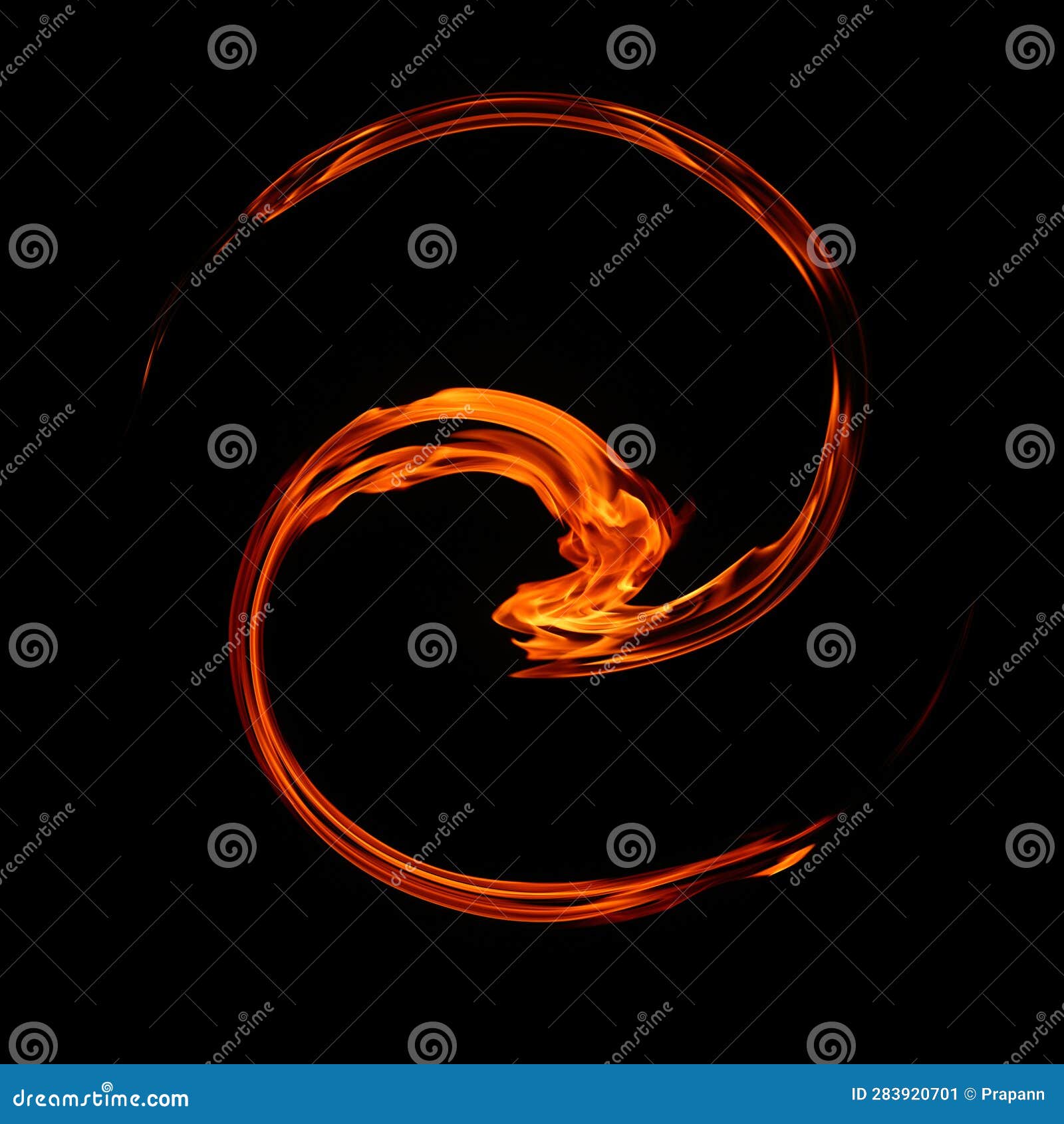 Twirl Motion of Fire Flame Abstract Background Stock Image - Image of ...