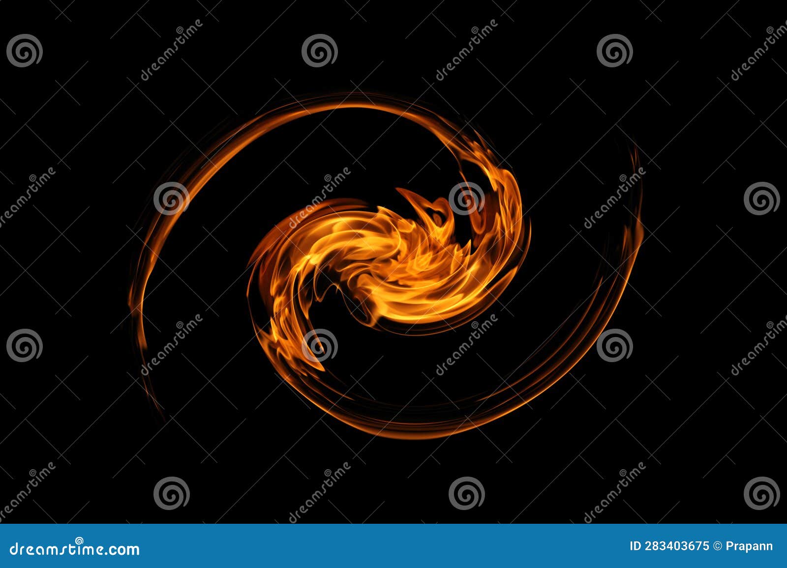 Twirl Motion of Fire Flame Abstract Background Stock Image - Image of ...