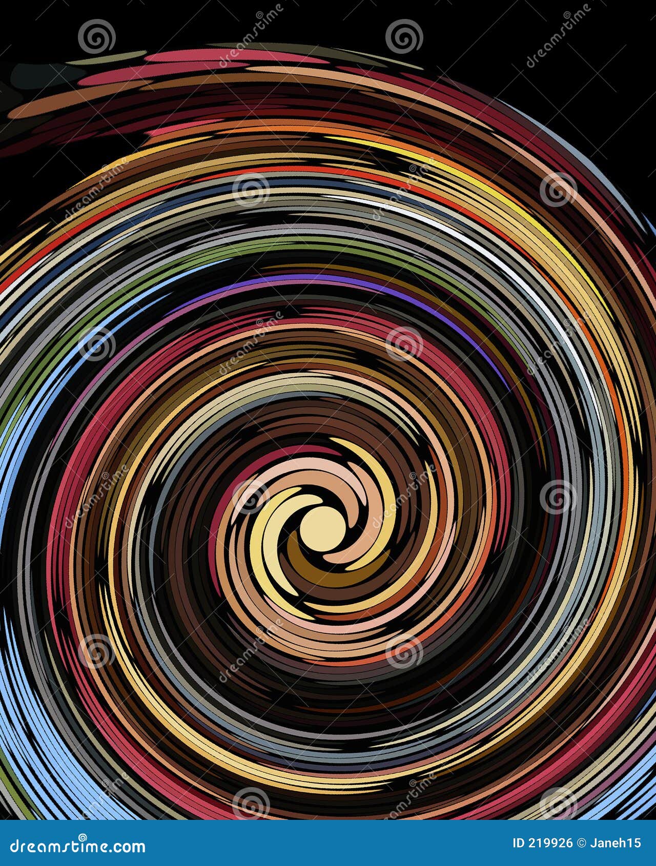 Twirl pattern stock illustration. Illustration of multicolor - 219926