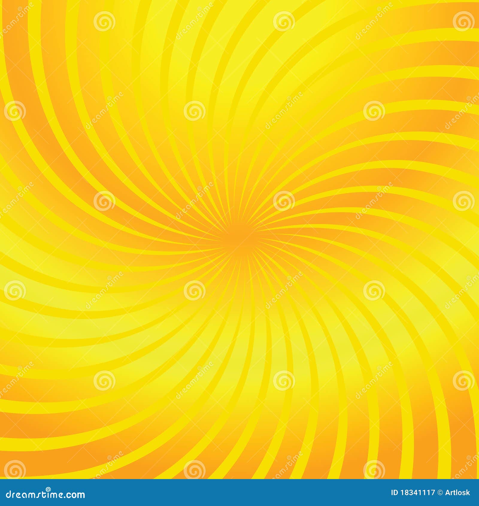 Twirl yellow abstract stock vector. Illustration of spiraling - 18341117