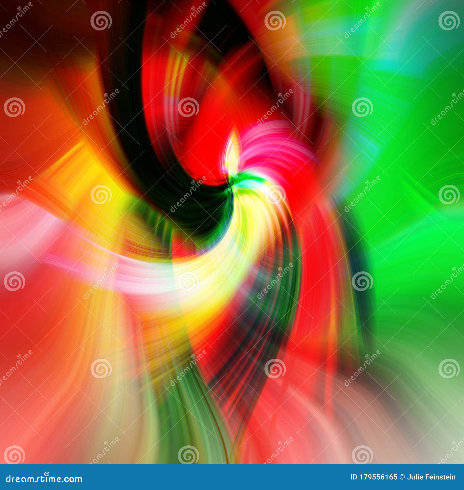 Twirled Christmas Ribbons stock illustration. Illustration of abstract ...