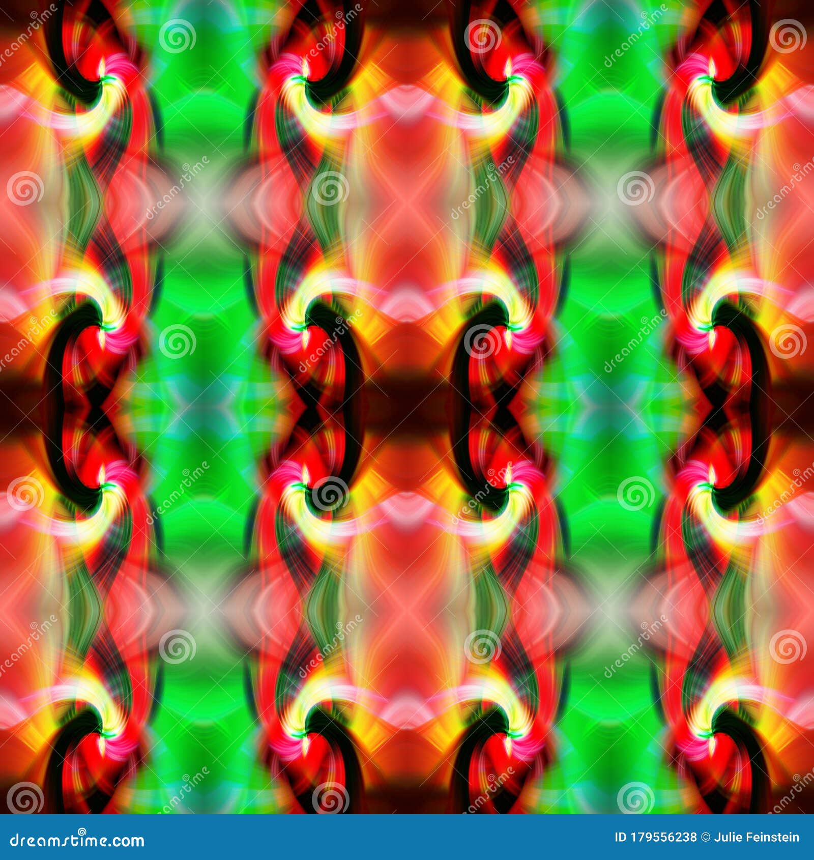 Twirled Christmas Ribbons stock illustration. Illustration of violet ...