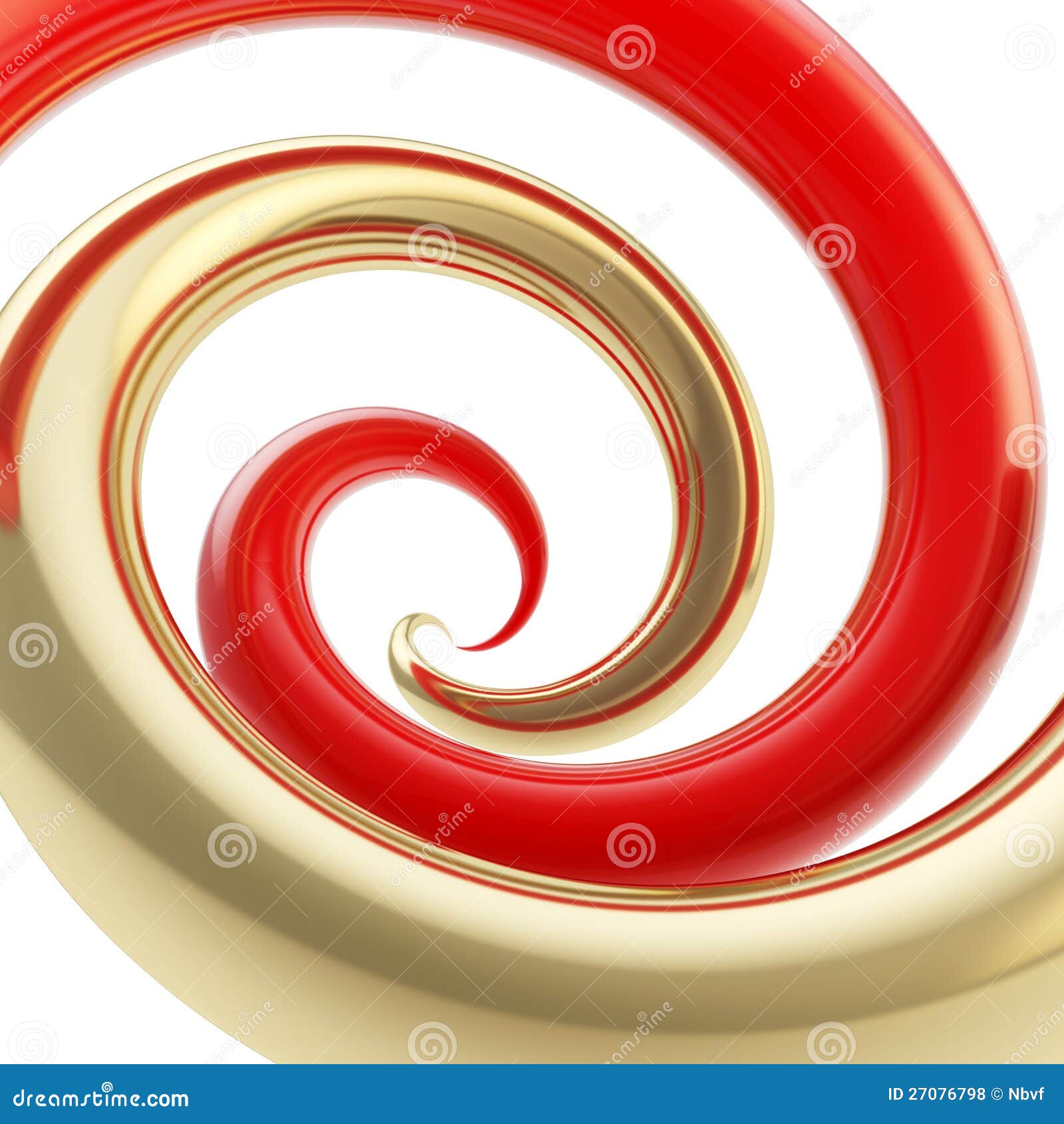 Twirled Curve Tube Vortex As Abstract Background Stock Illustration ...