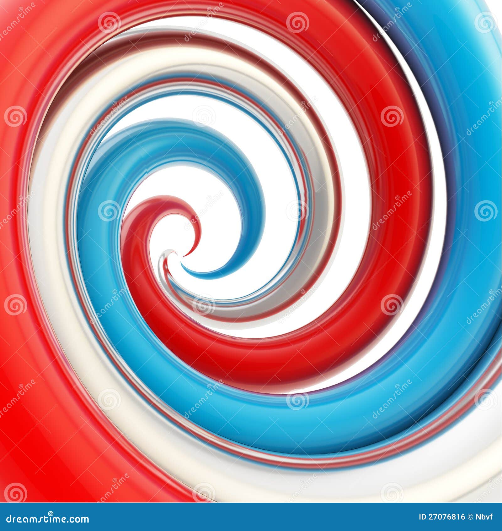 Twirled Curve Tube Vortex As Abstract Background Stock Illustration ...