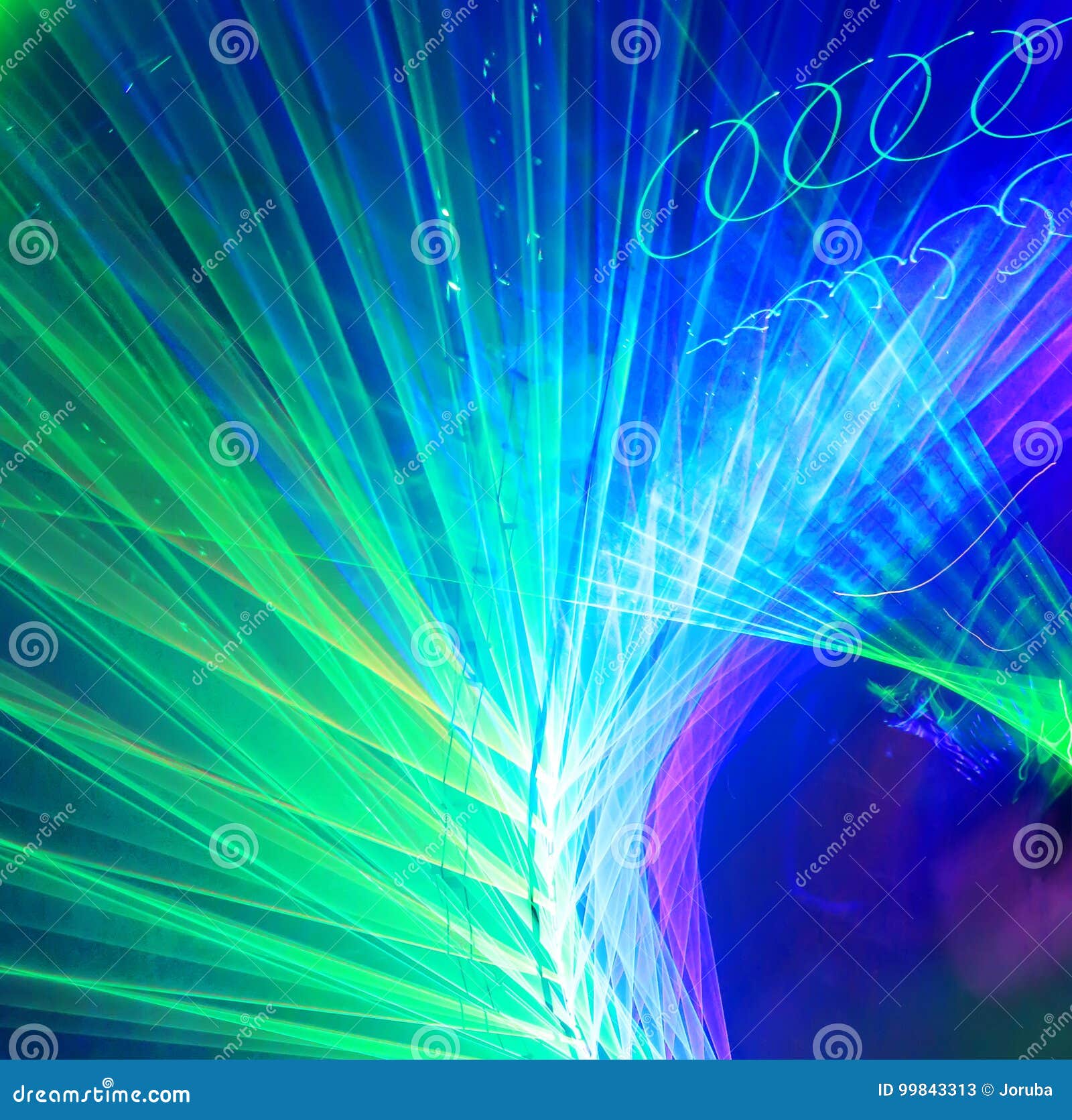 Twirled Laser Lights Lines Stock Image | CartoonDealer.com #99843313