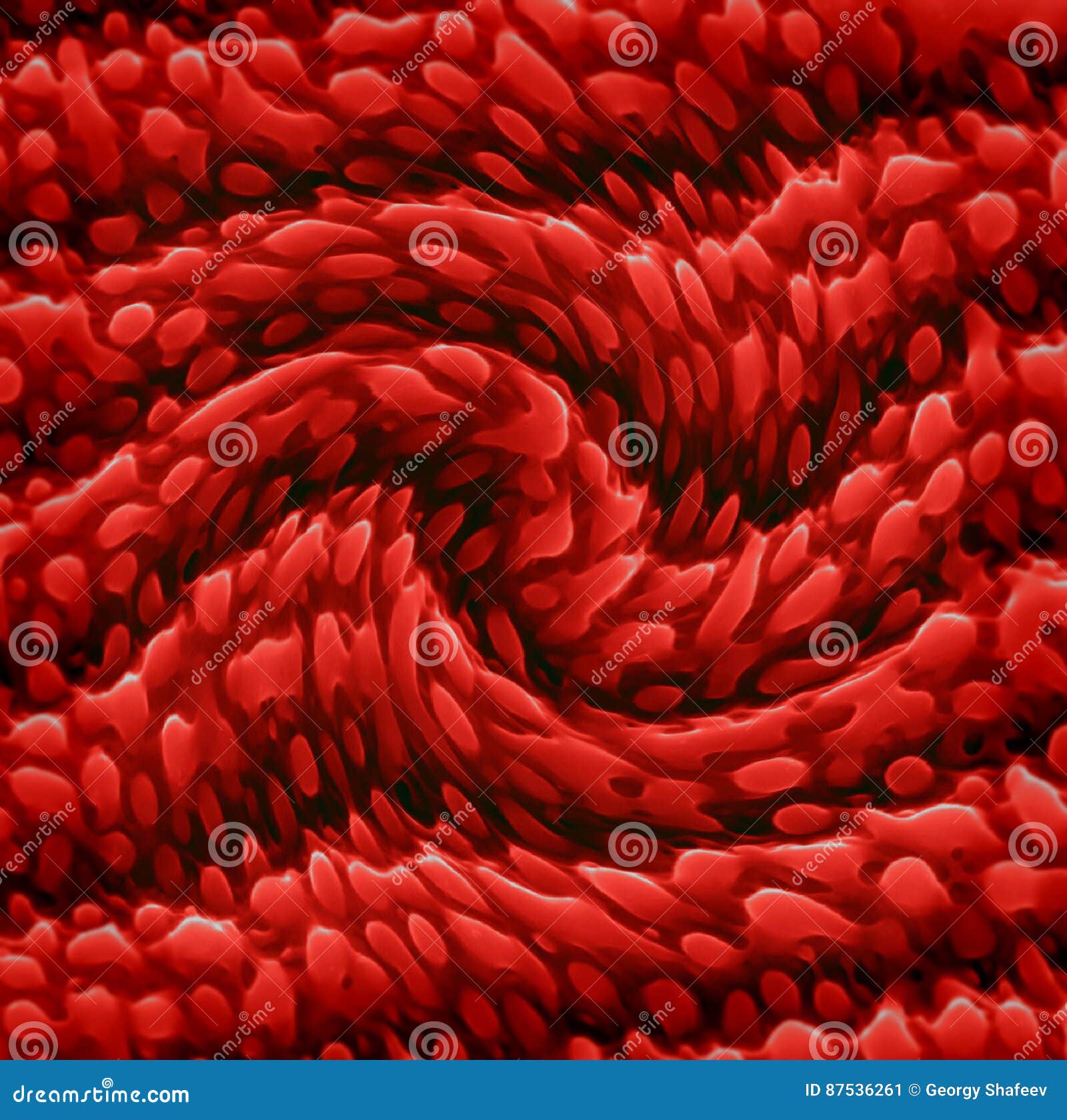 Twirled nanostructures stock illustration. Illustration of education ...