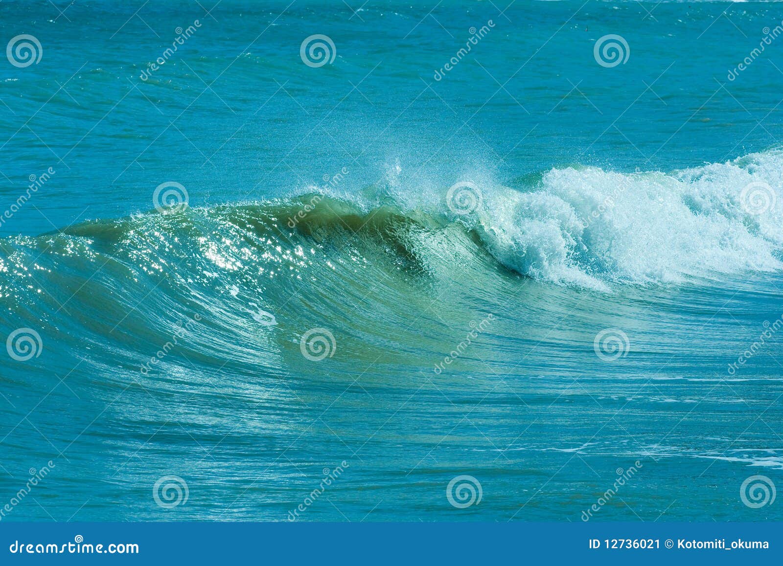 The twirled sea wave stock image. Image of nature, blue - 12736021