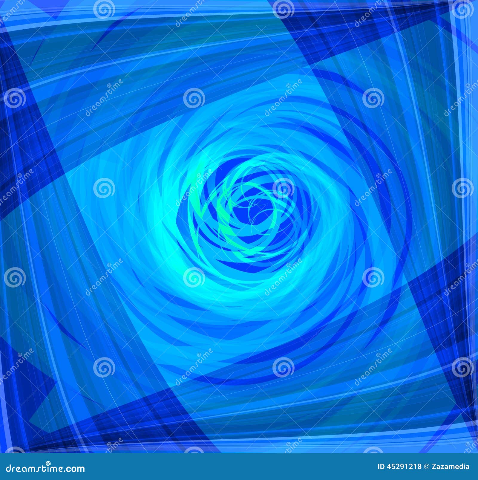 Twist Abstract Blue Background Stock Illustration - Illustration of ...