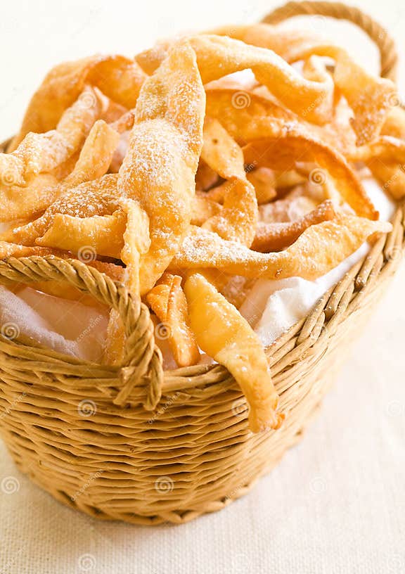 Twist cookies stock photo. Image of golden, stick, basket - 11806960