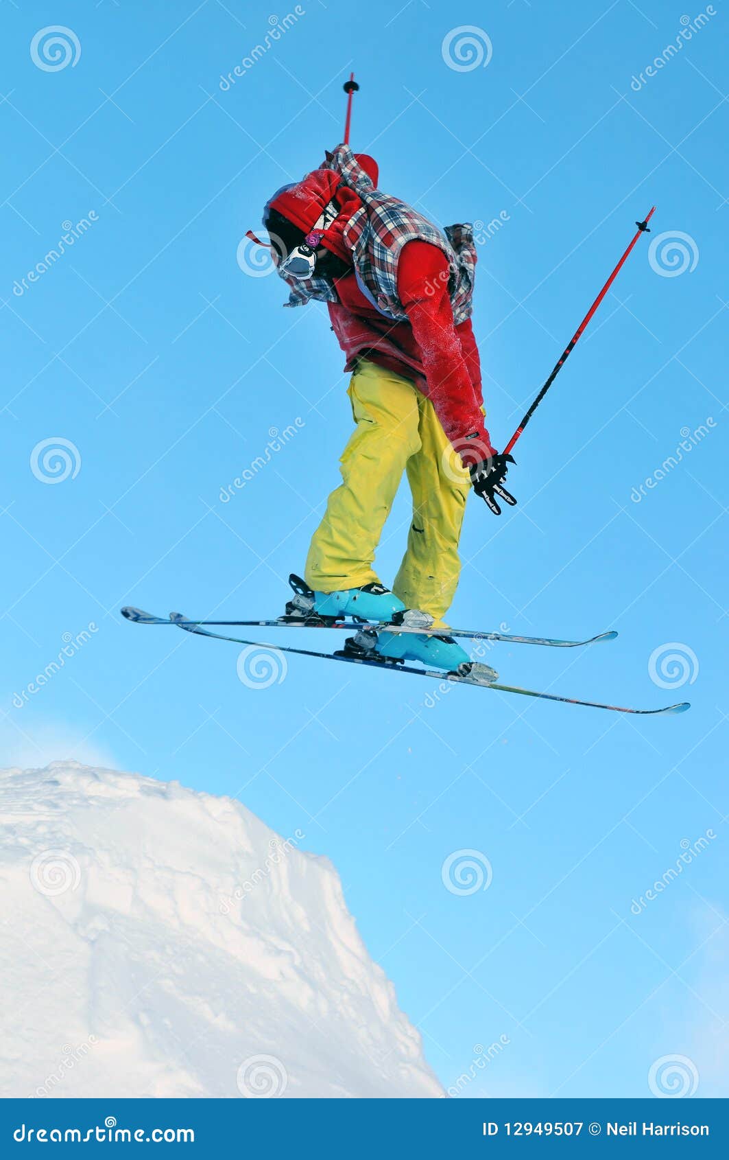 Twist and jump stock image. Image of high, helmet, colorful - 12949507