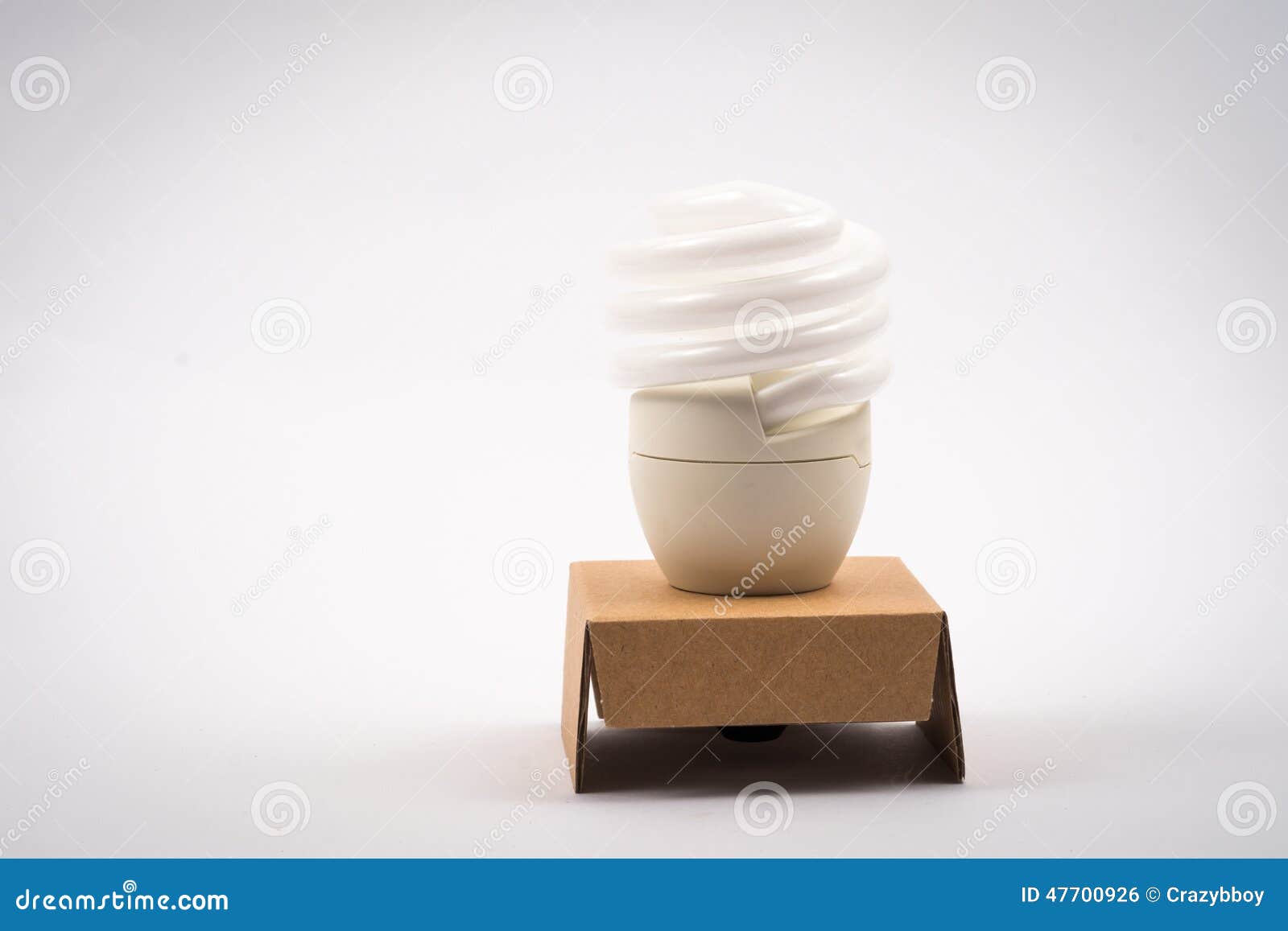 Twist Light Bulb on White Background Stock Photo - Image of bright ...
