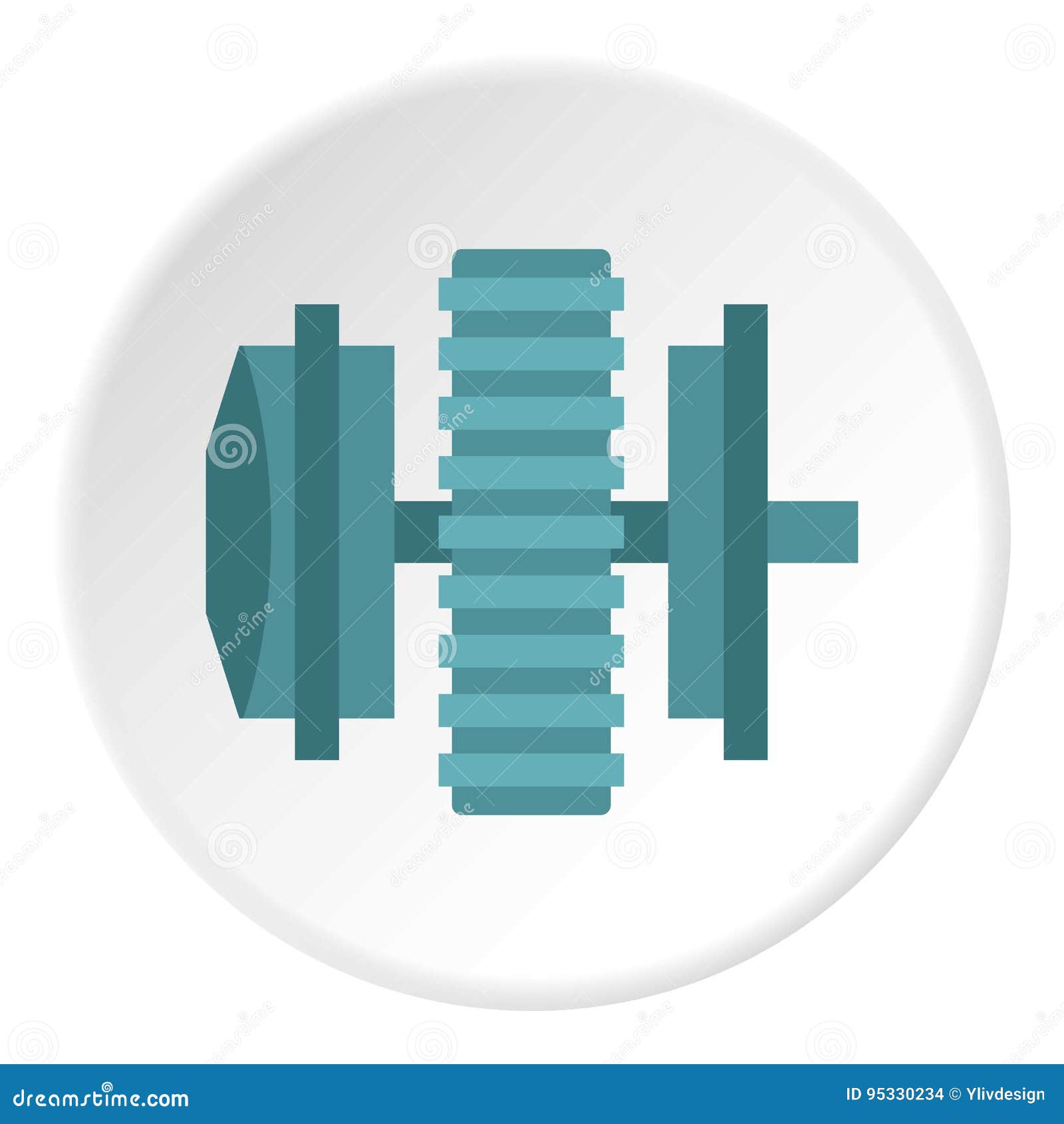 Twist tool icon circle stock vector. Illustration of gray - 95330234