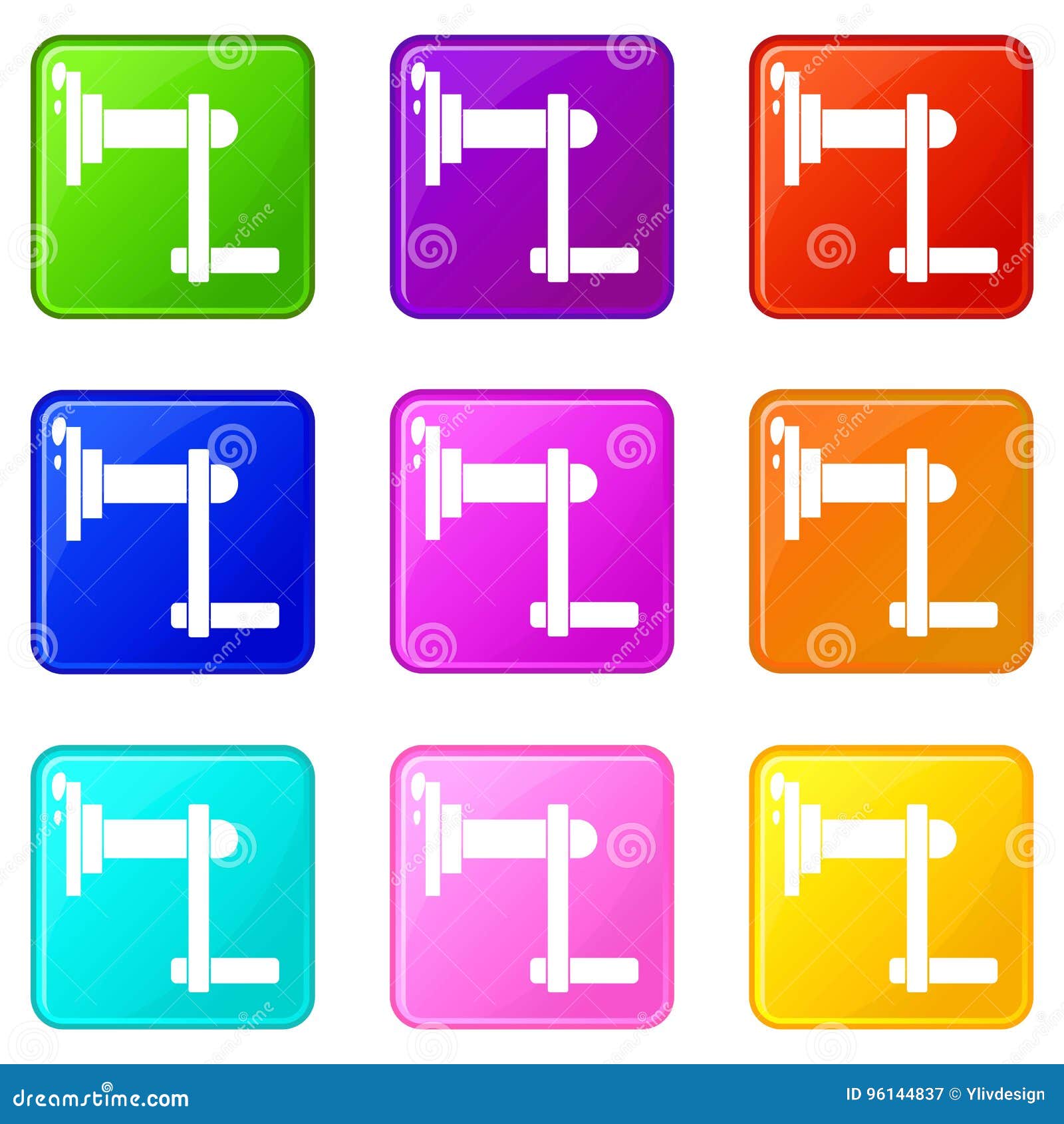 Twist tool icons 9 set stock vector. Illustration of sign - 96144837