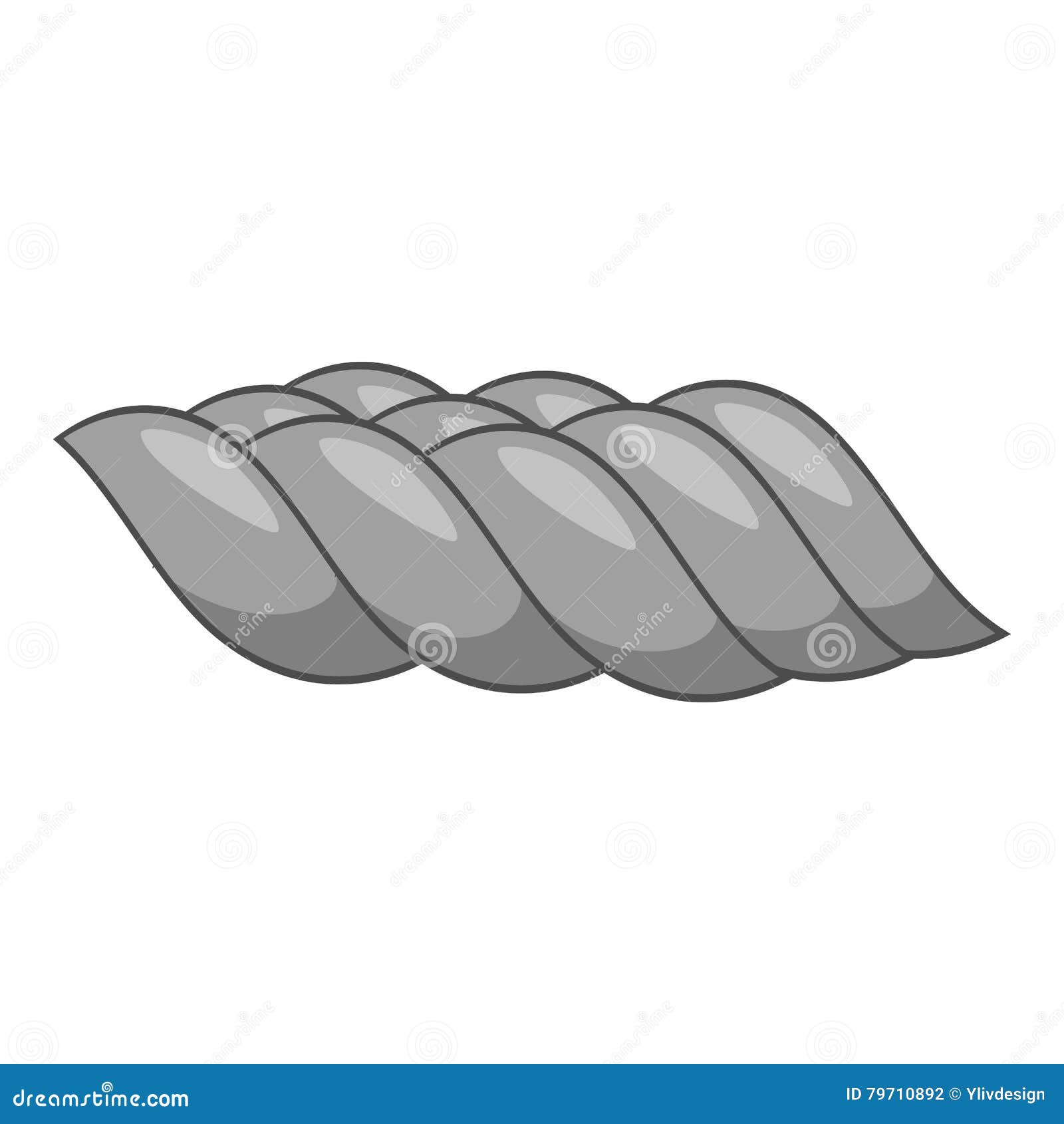 Twist Wave Icon, Cartoon Style Stock Vector - Illustration of flowing ...