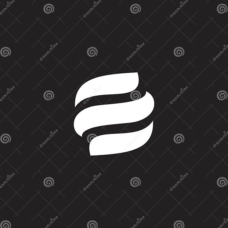 Twist Wind Symbol Simple Geometric Logo Vector Stock Vector ...