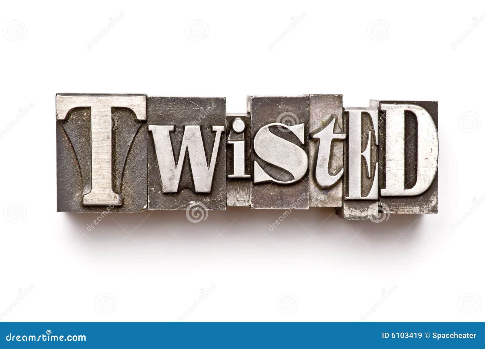 Twisted stock image. Image of knotted, lead, grunge, macro - 6103419