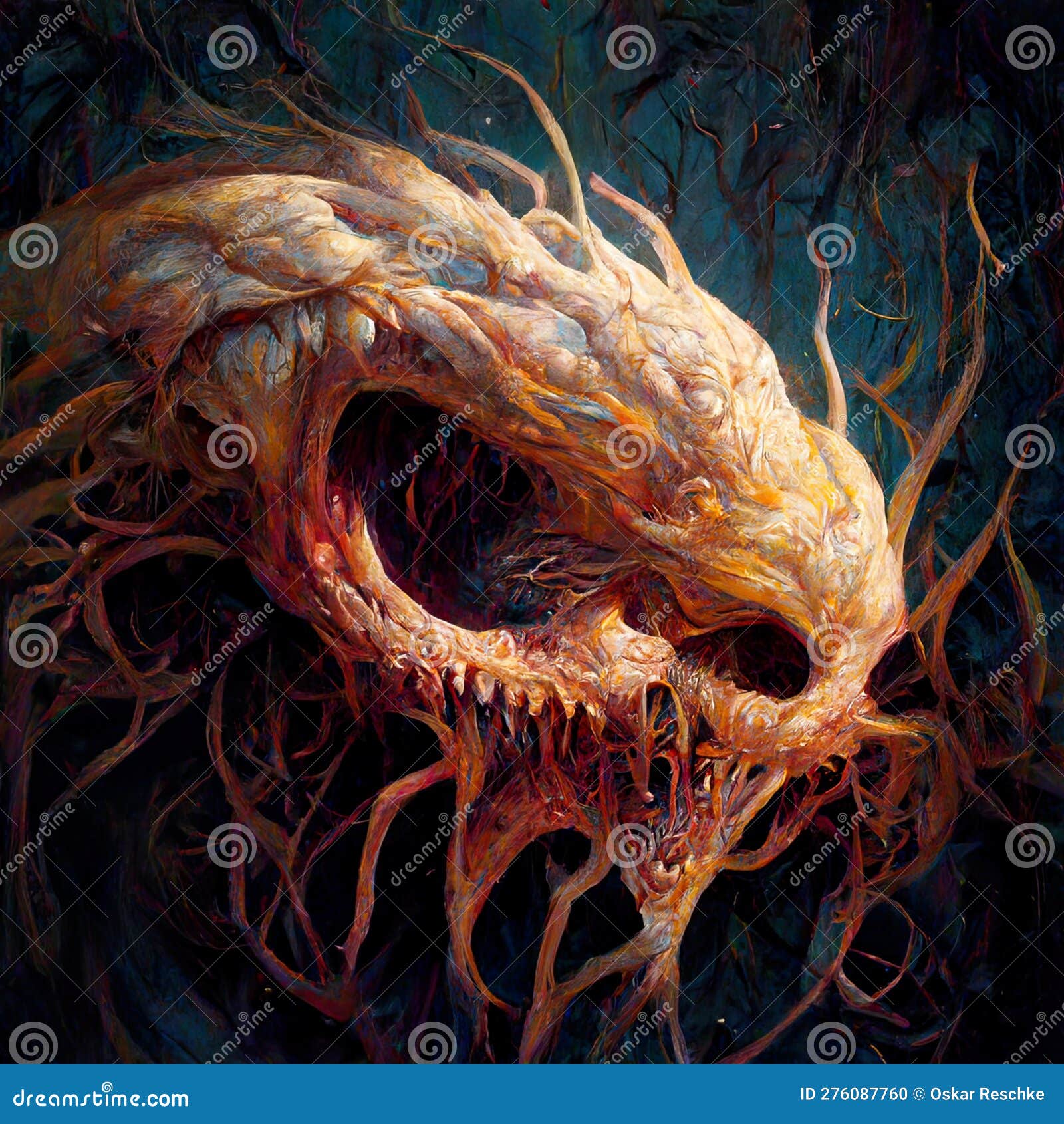 Twisted Alien Bones Stock Photo | CartoonDealer.com #276087774