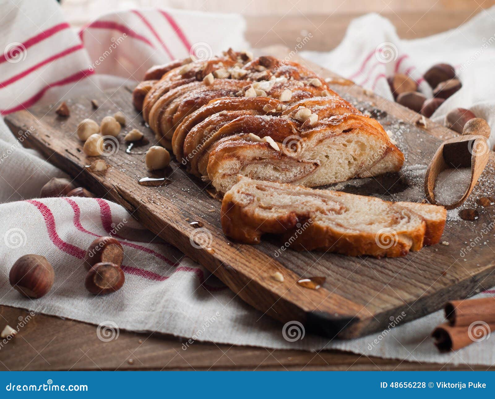 Twisted bread stock photo. Image of white, biscuit, wood - 48656228
