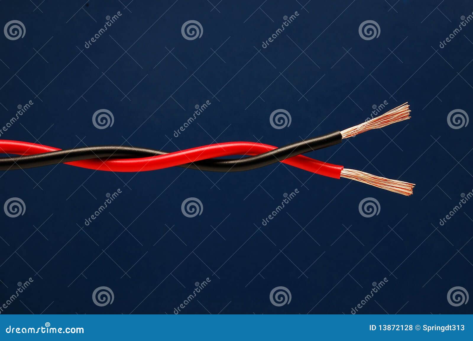 Twisted cable stock photo. Image of telecommunications - 13872128