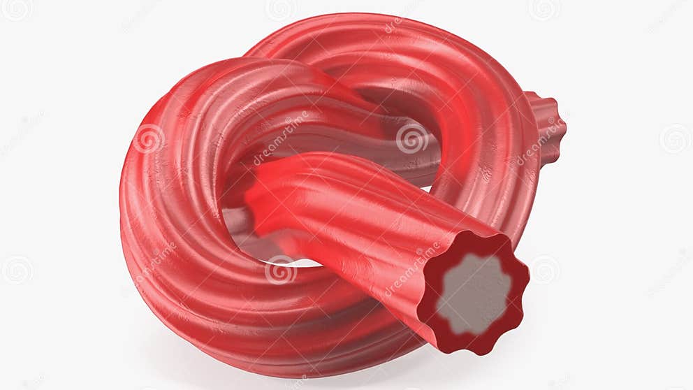 Twisted Candy Treat with Intricate Design Structure Stock Photo - Image ...