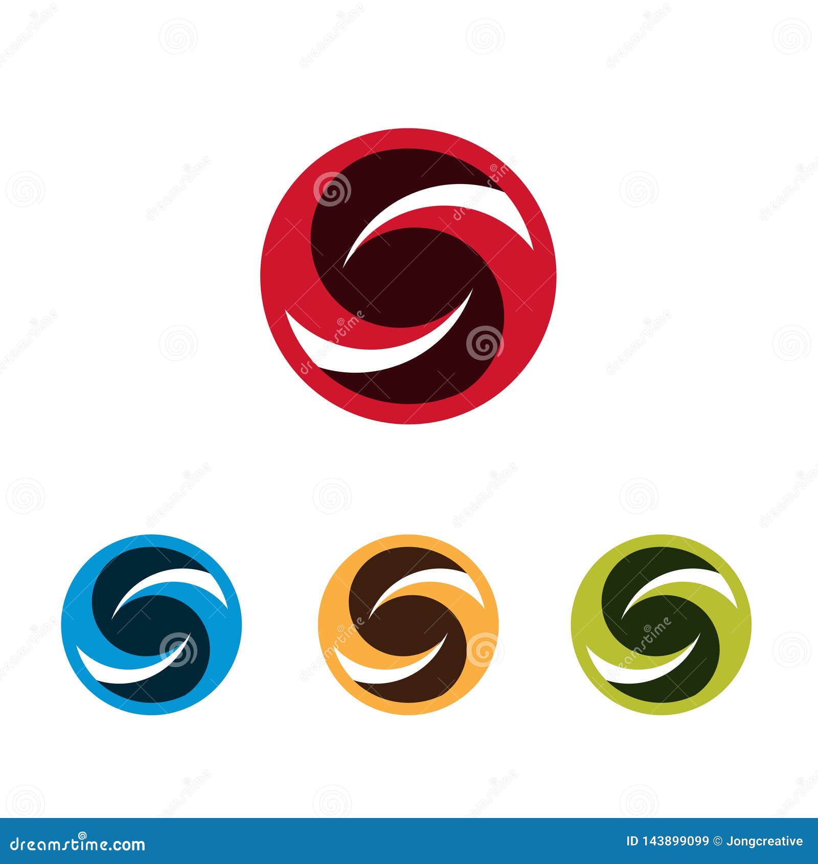Twisted Circle Shape Abstract Desktop Wallpaper | Colorful Circle Made ...