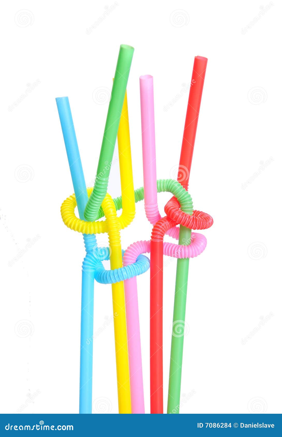 Twisted colored straws stock photo. Image of alcohol, beverages - 7086284