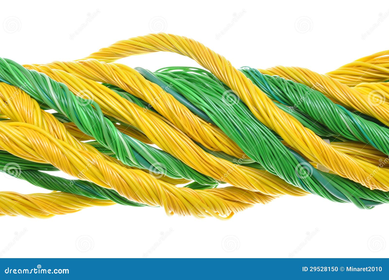 Twisted computer cables stock photo. Image of date, color - 29528150