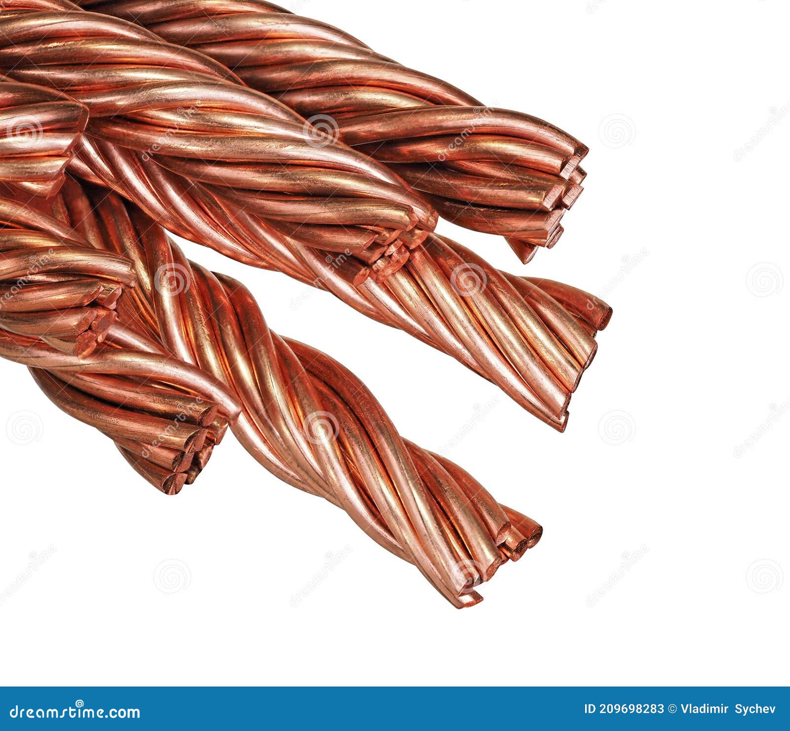 Twisted Copper Wires Royalty-Free Stock Photo | CartoonDealer.com #27241461