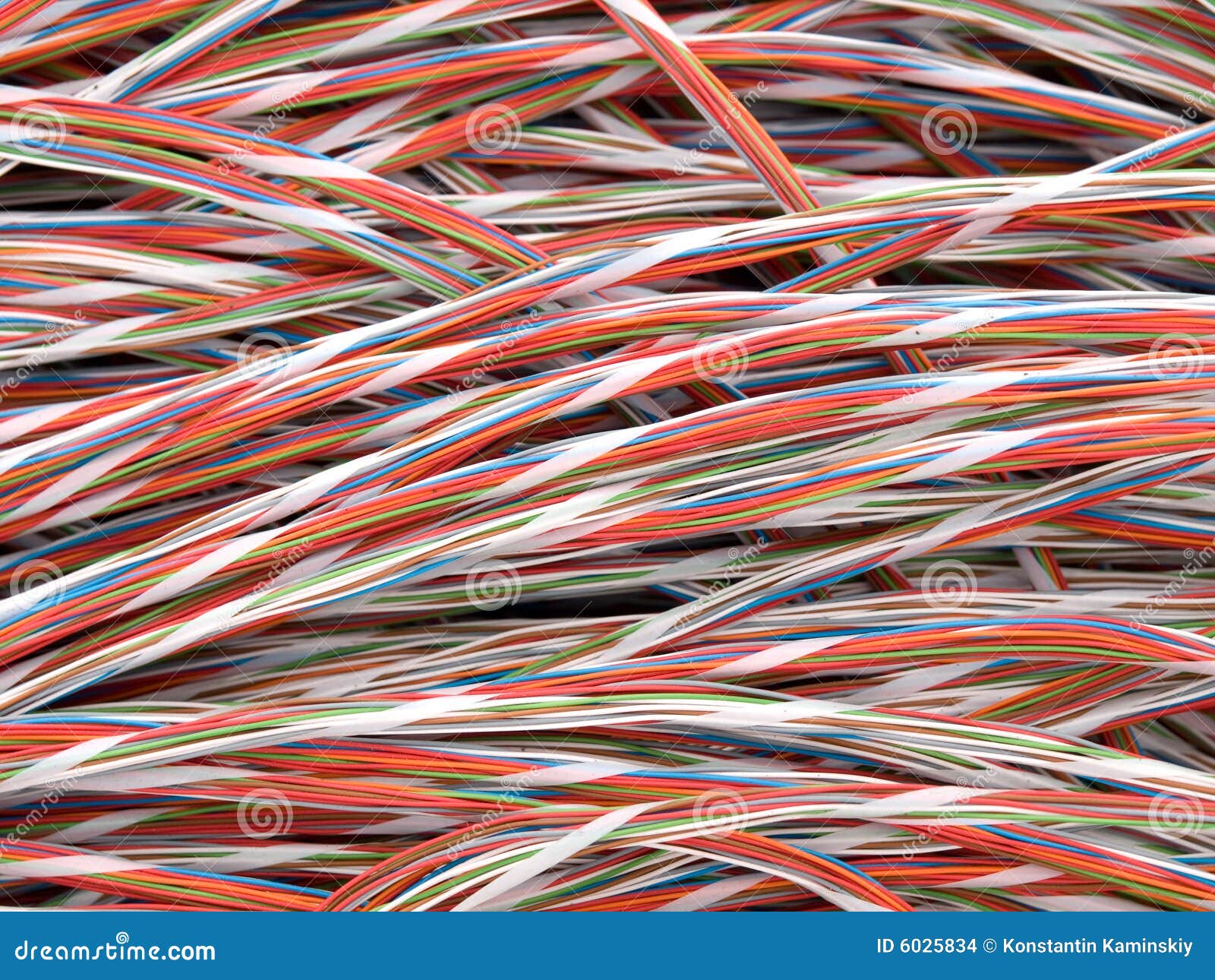 Twisted Copper Wires. Scrap Metal. Royalty-Free Stock Photography ...