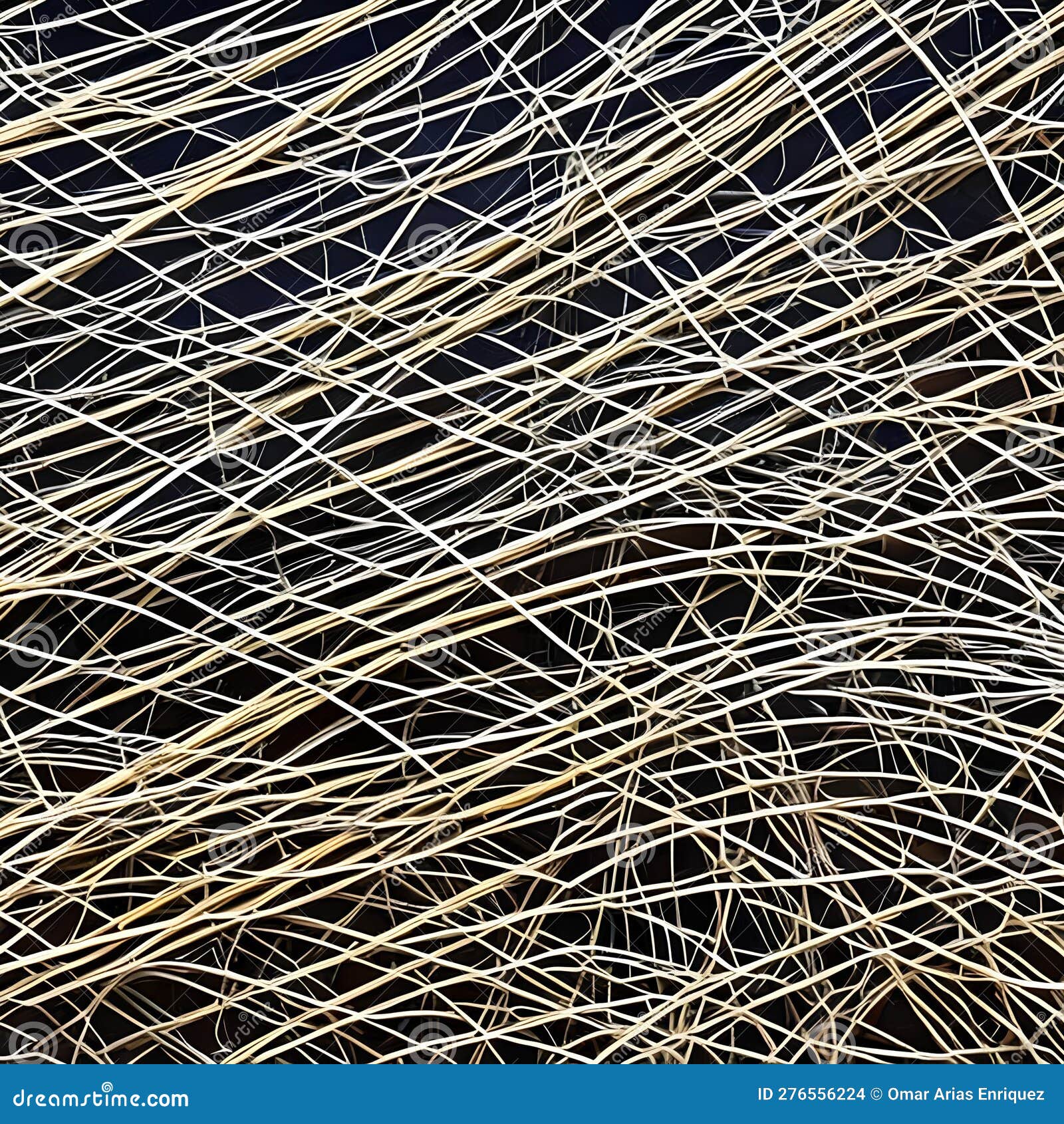 A Twisted and Distorted Texture with Tangled Wires and Distorted Metal3 ...