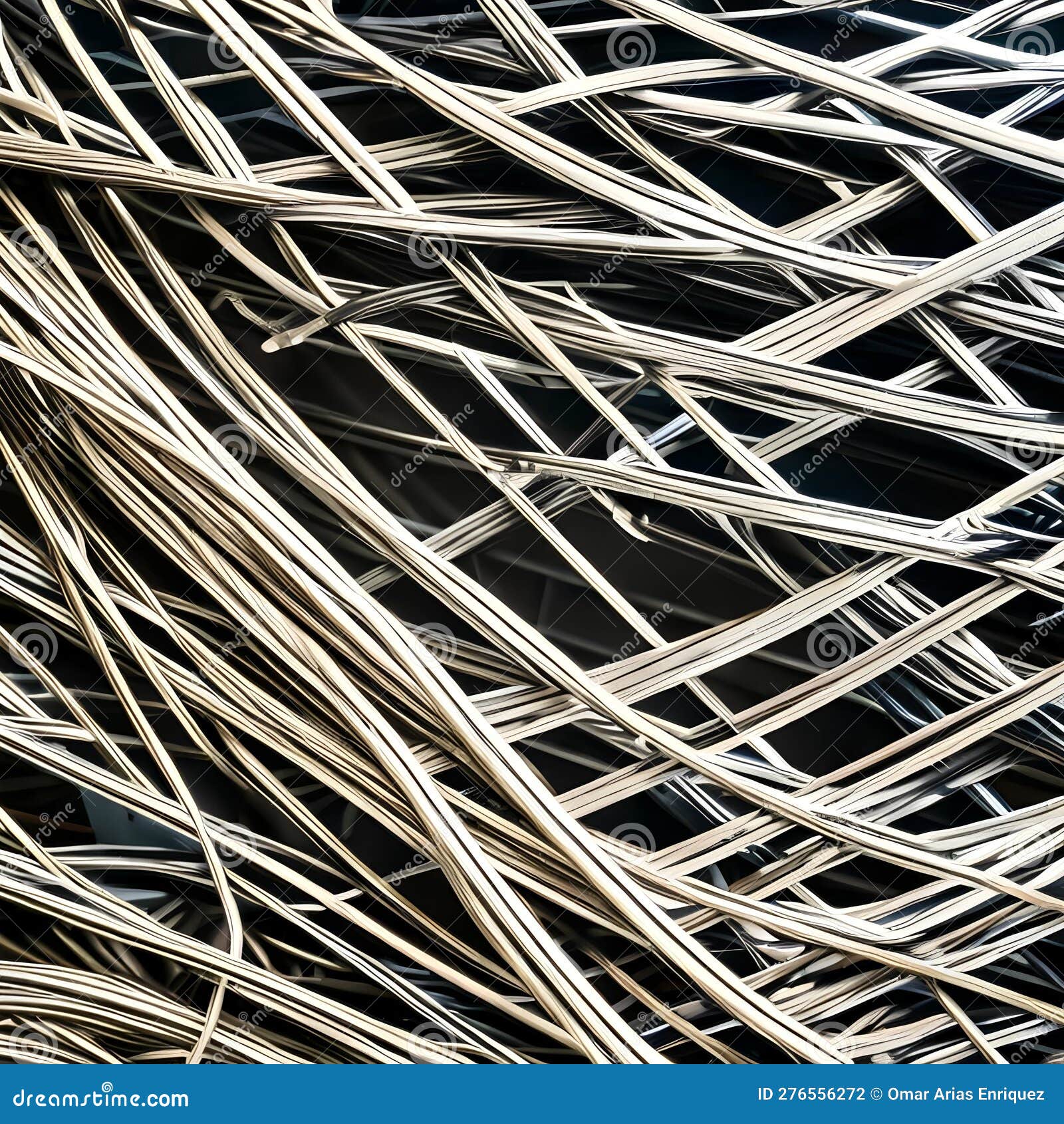 A Twisted and Distorted Texture with Tangled Wires and Distorted Metal2 ...