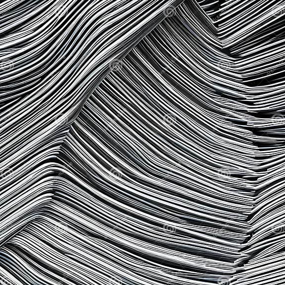 A Twisted and Distorted Texture with Twisted Wire and Warped Plastic5 ...