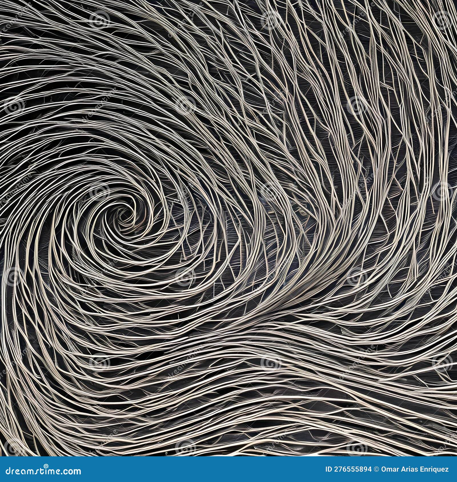 A Twisted and Distorted Texture with Twisted Wire and Warped Plastic3 ...