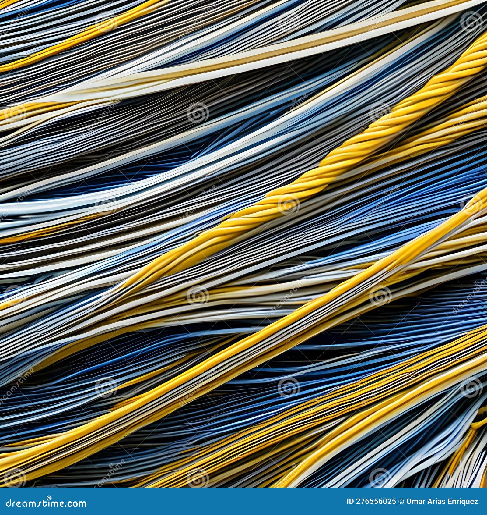 A Twisted and Distorted Texture with Twisted Wire and Warped Plastic4 ...