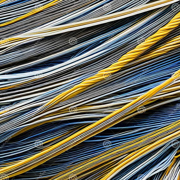 A Twisted and Distorted Texture with Twisted Wire and Warped Plastic4 ...