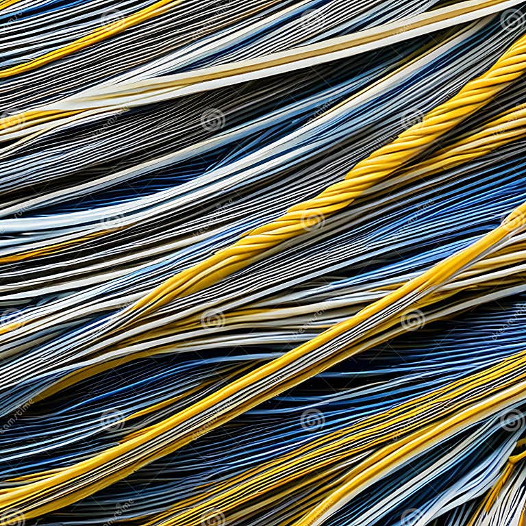 A Twisted and Distorted Texture with Twisted Wire and Warped Plastic4 ...