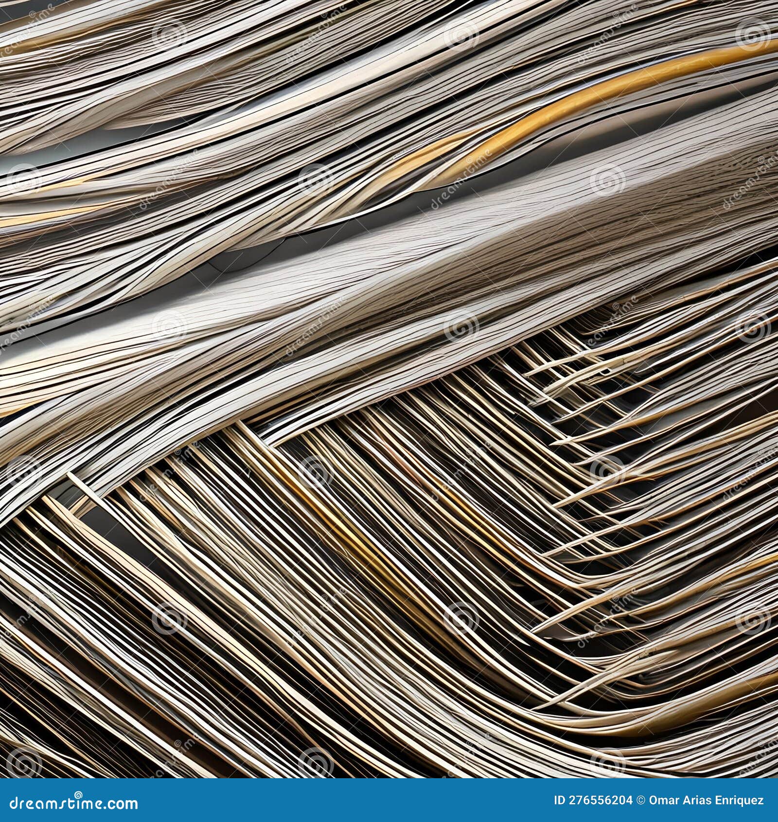 A Twisted and Distorted Texture with Twisted Wire and Warped Plastic2 ...