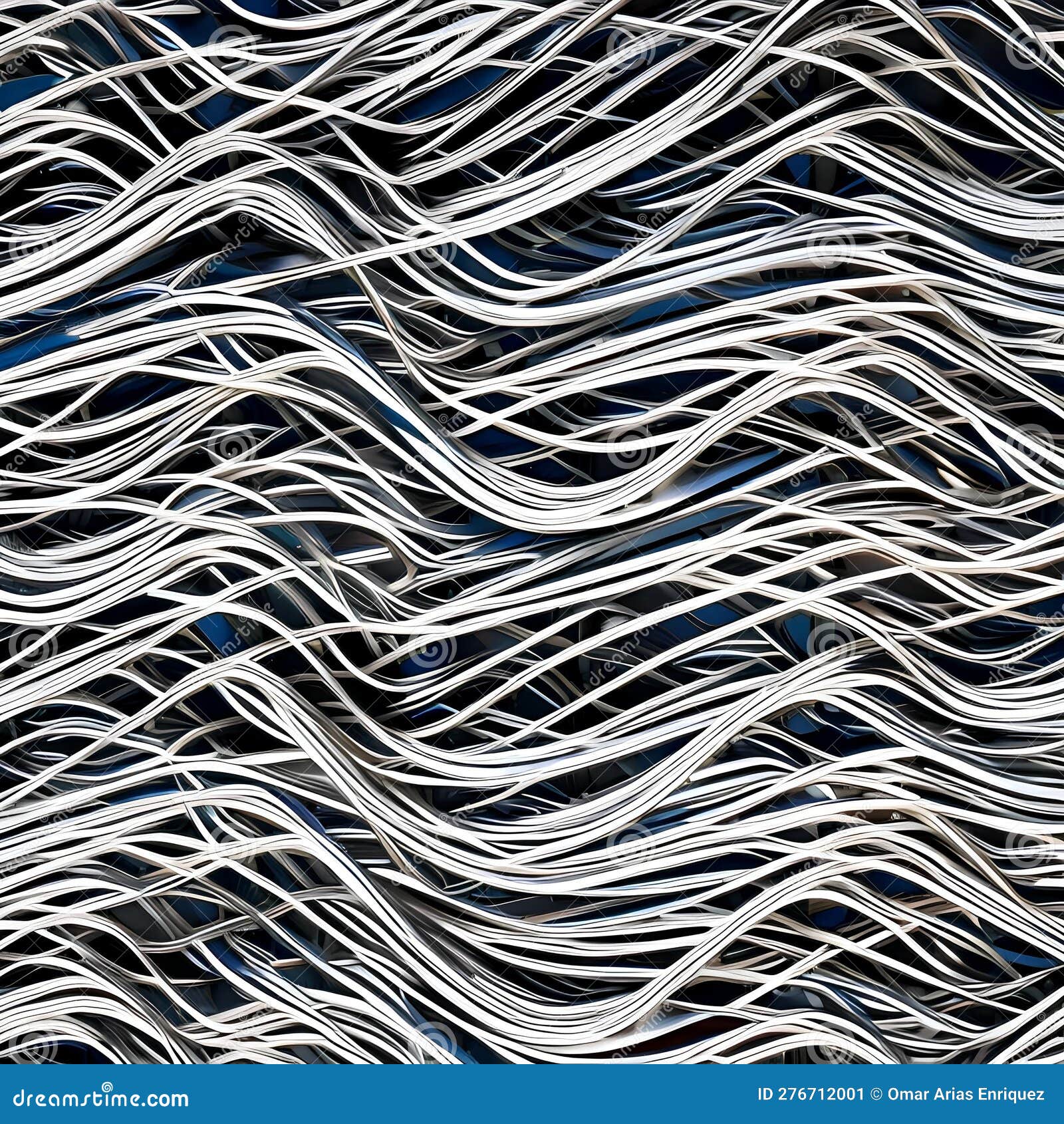 A Twisted and Distorted Texture with Warped Metal and Tangled Wires5 ...