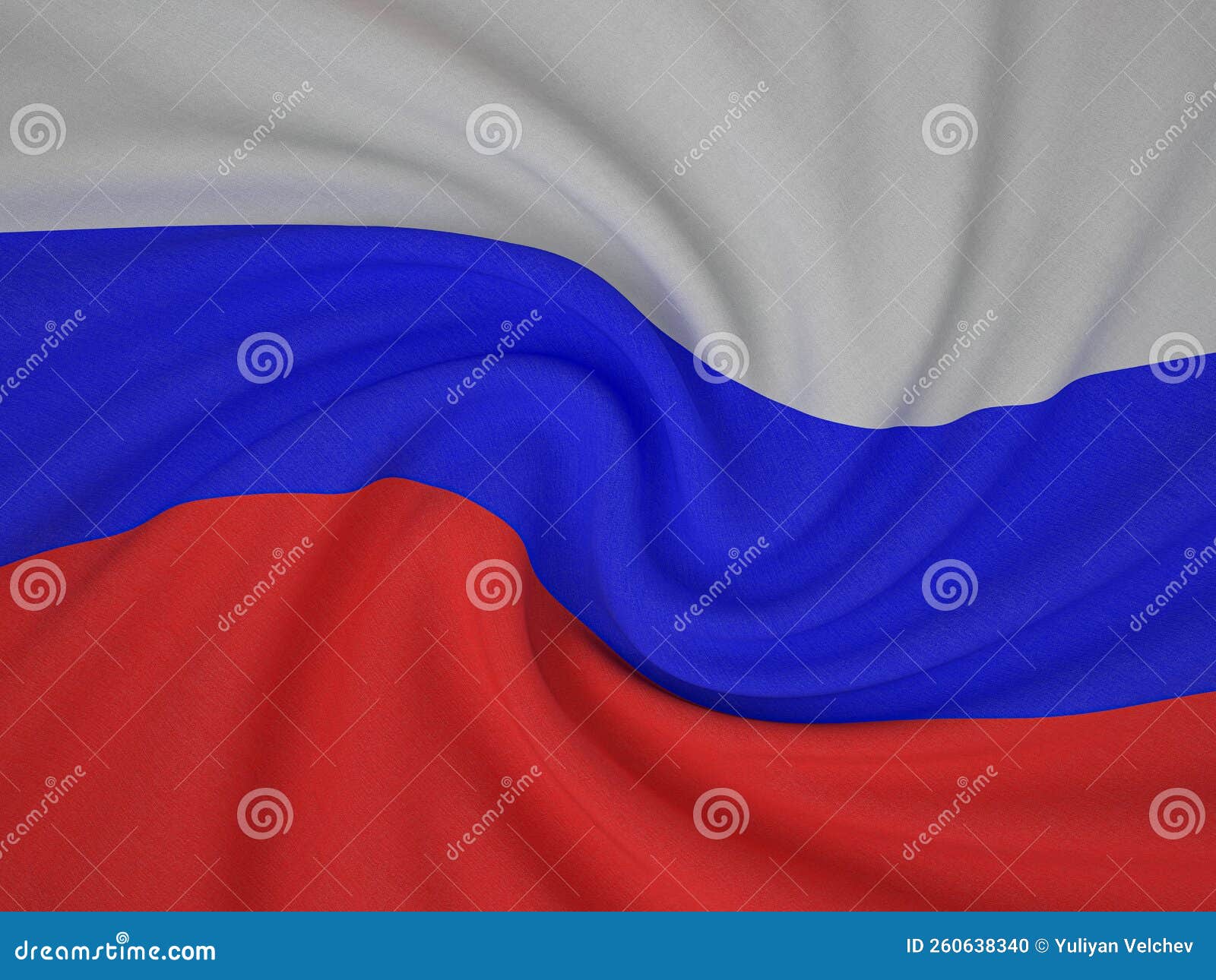 Twisted fabric Russia flag stock illustration. Illustration of texture ...