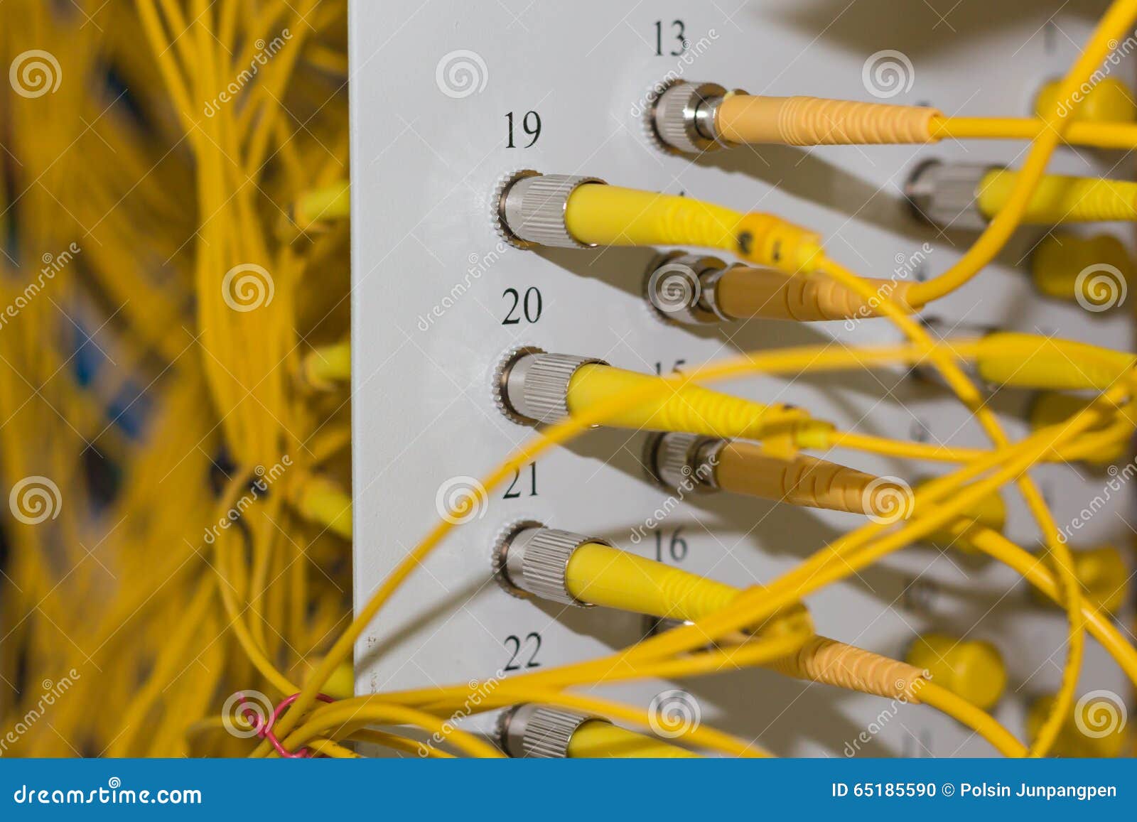 Twisted Fiber Optic Single Mode. Stock Photo - Image of lightweight ...