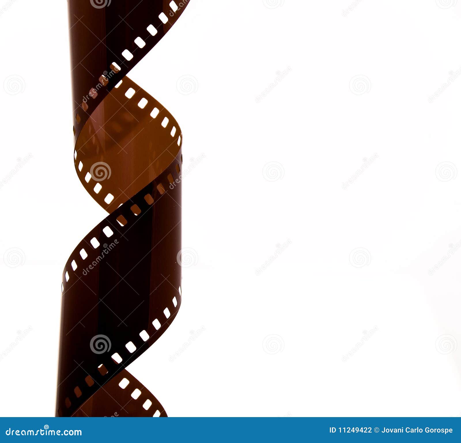 Twisted Film Strip stock photo. Image of film, filming - 11249422