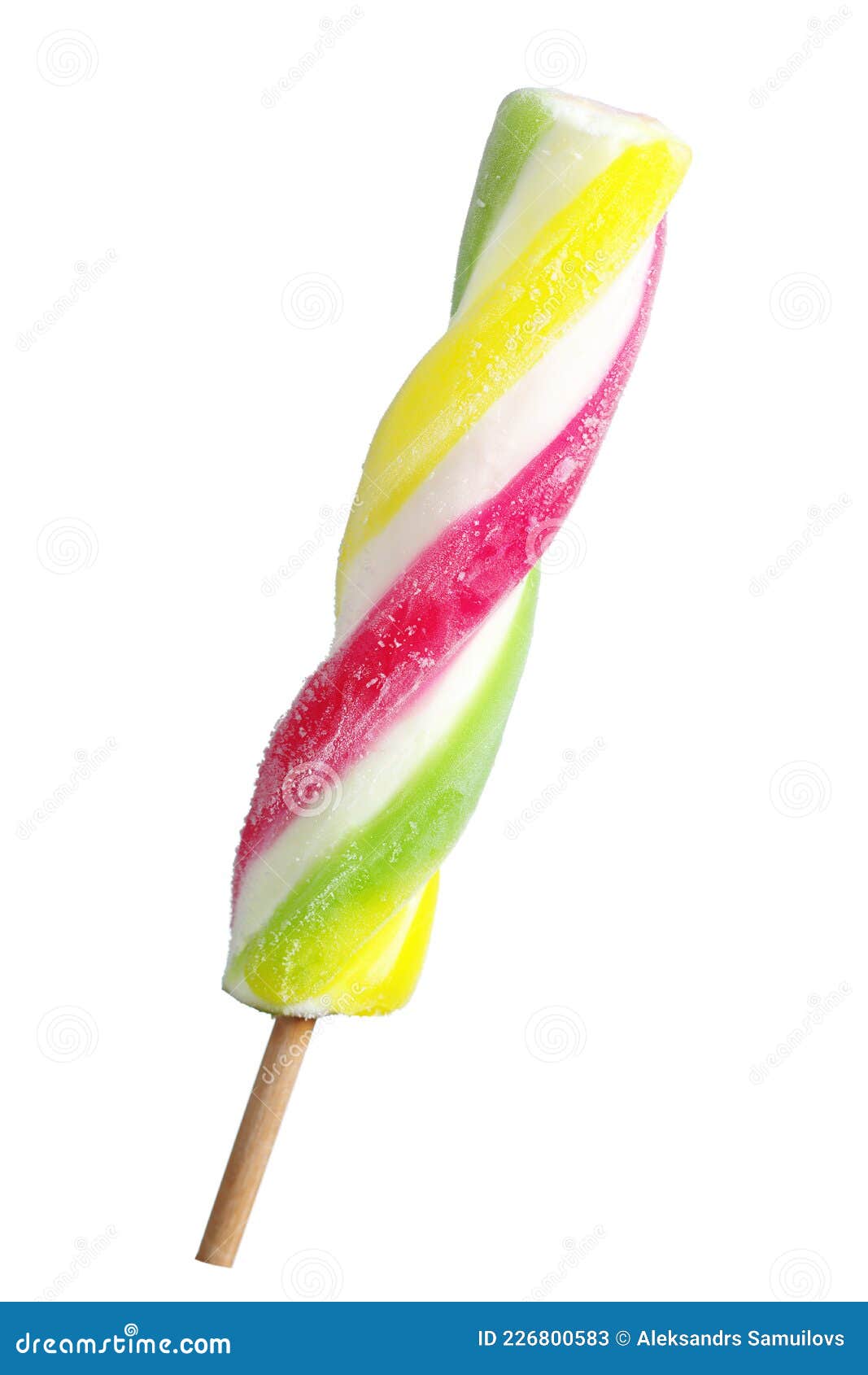 Twisted ice cream stock image. Image of frozen, treat - 226800583