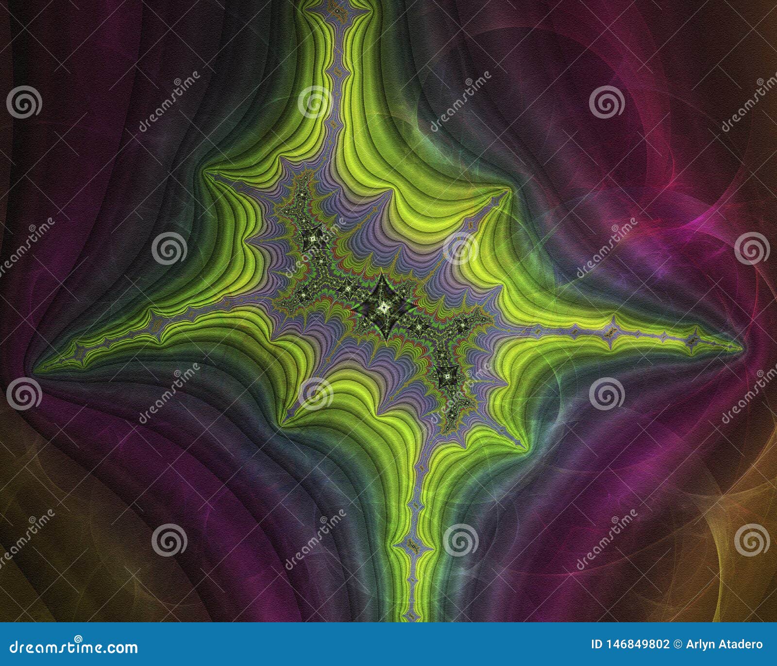 Twisted Lime Bionic Cell Structure Stock Illustration - Illustration of ...